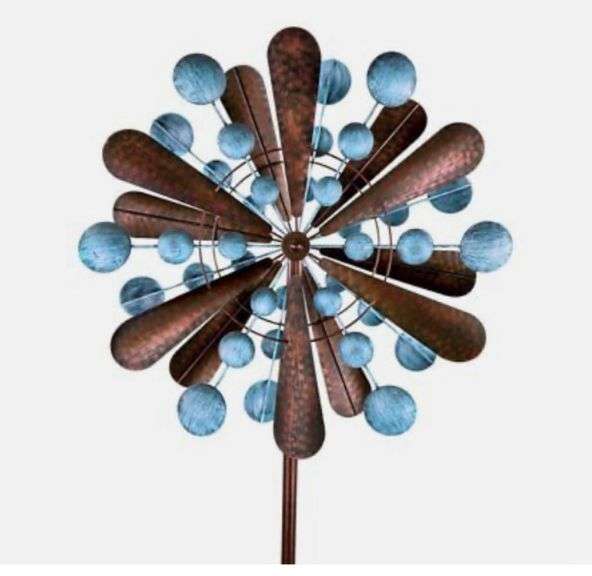 Reversible Extra Large Wind Spinner Catcher 23" Wide, 83" High Weather ...