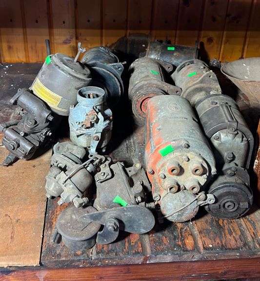 Vintage Case starters, generators, assorted parts - Metzger Property ...