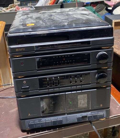 GPX Stereo System with Record Player - Metzger Property Services, LLC
