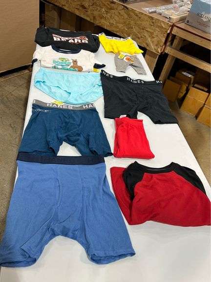 Men’s, womens, girls and Boys Clothing Assortment - Metzger Property ...