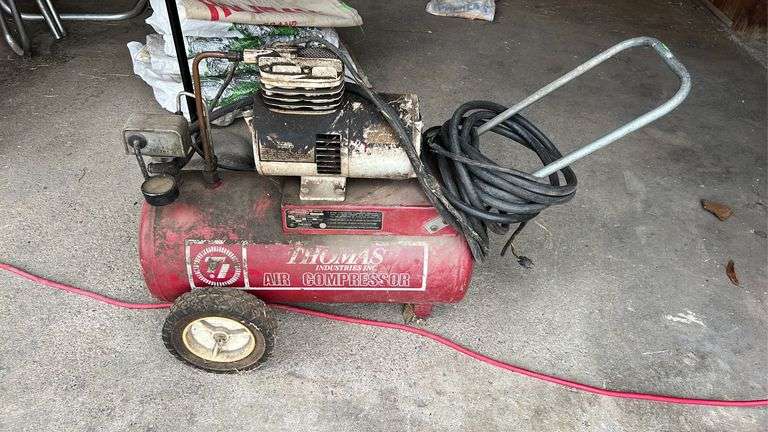 Thomas Air Compressor • Model #T-2100 - Metzger Property Services, LLC