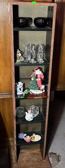 Sauder style shelf w/ content - 52x11x6" - Metzger Property Services, LLC