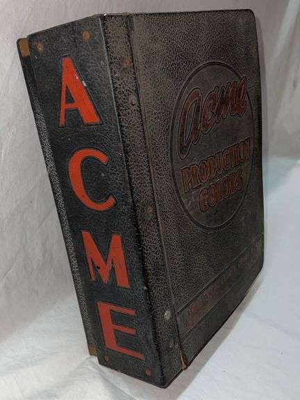 Vintage Acme Production Colors Book - Metzger Property Services, LLC