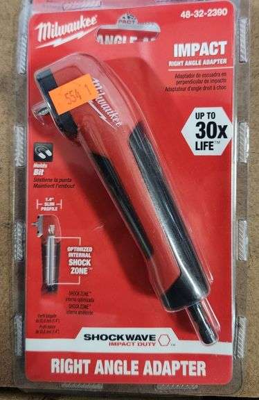 Milwaukee SHOCKWAVE Impact Duty Right Angle Drill Adapter - Metzger ...