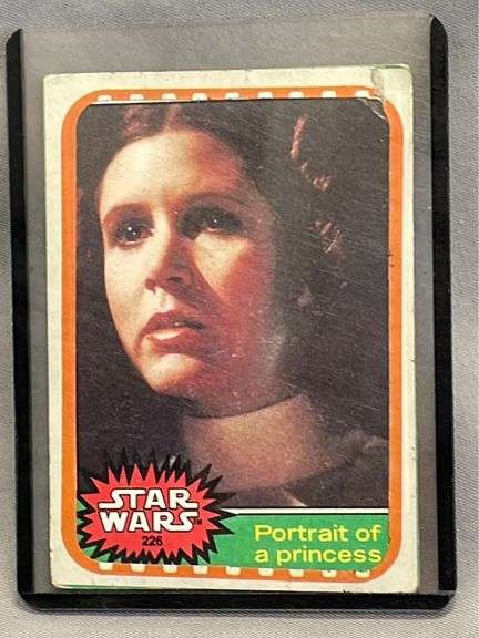 1977 Star Wars Card: Portrait of a Princess (Leia) - Metzger Property ...