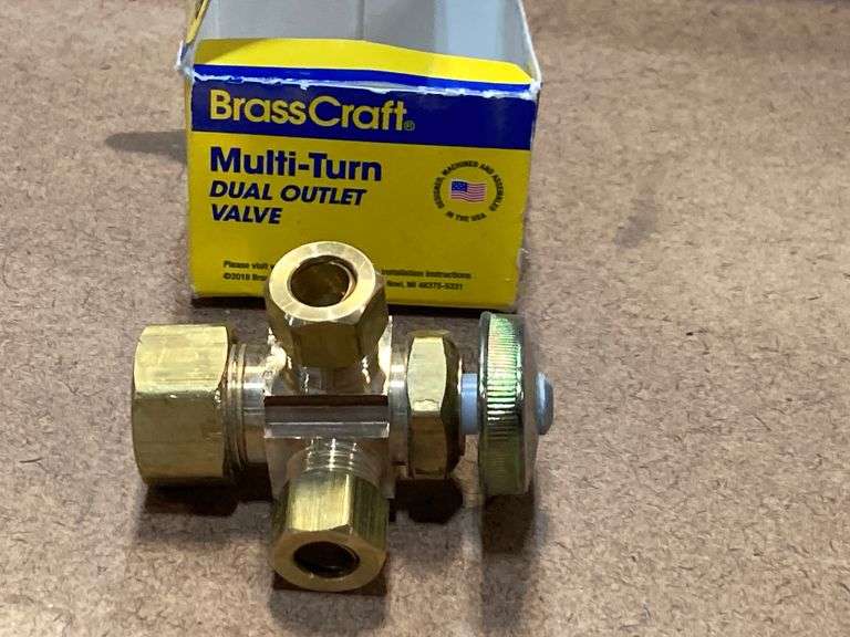 BrassCraft Multi-Turn Dual Outlet Valve - Metzger Property Services, LLC