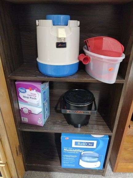 Pasta boat, Aladdin dispenser, mop pads, Presto fry daddy, Reli On ...
