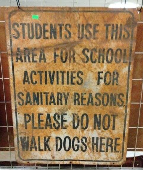 Metal Students School Activities Sign 18”x24” - Metzger Property ...