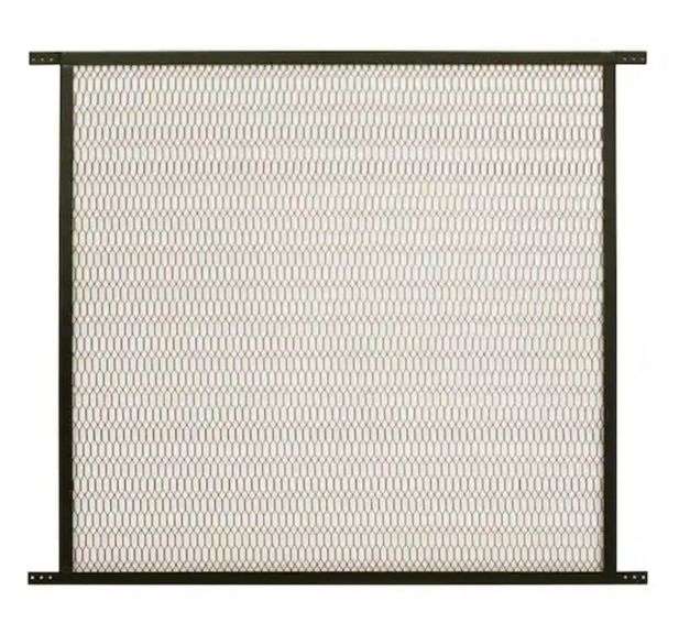 Unique Home Designs 36 in. x 30 in. Black Steel Pet Grille - Metzger ...