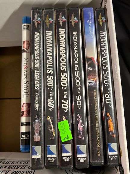 Indianapolis 500 DVDs and Mr and Mrs Smith blu Ray - Metzger Property ...