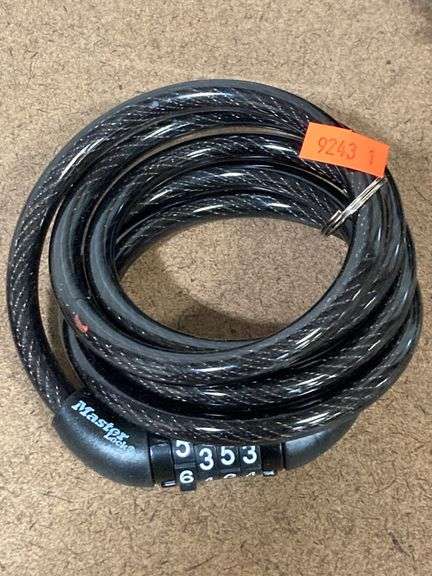 Master Lock Combination Cable Lock - Metzger Property Services, LLC