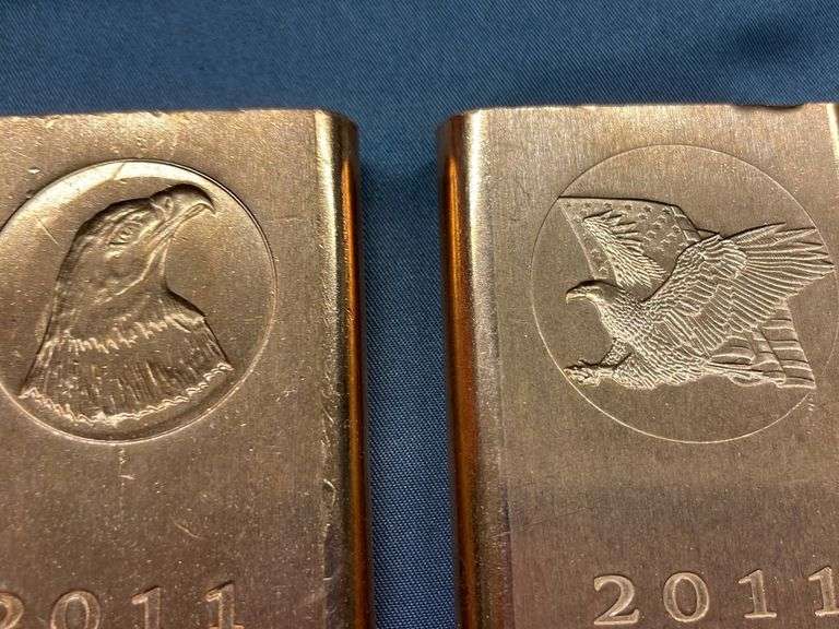2- 2011 1 lbs Copper Bars - Metzger Property Services, LLC