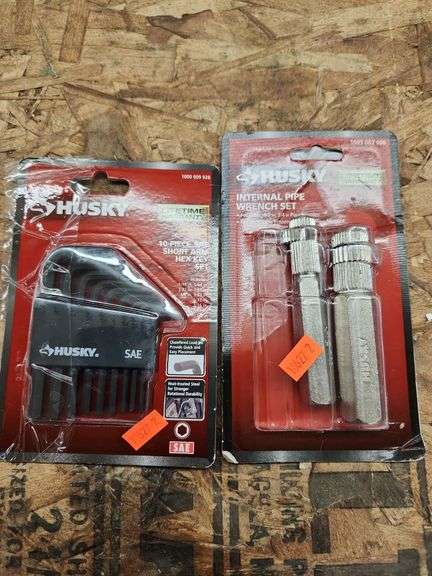 Husky hex key set and internal pipe wrench set - Metzger Property ...