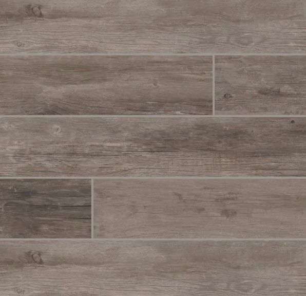 DaTile Western Hills Saddle 6 in. x 36 in. Glazed Porcelain Floor and ...