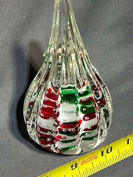 2002 Joe Rice Art Glass paperweight - Metzger Property Services, LLC