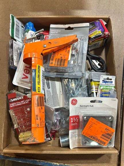 Caulk gun, Velcro, assorted screws, hardware assortment - Metzger ...