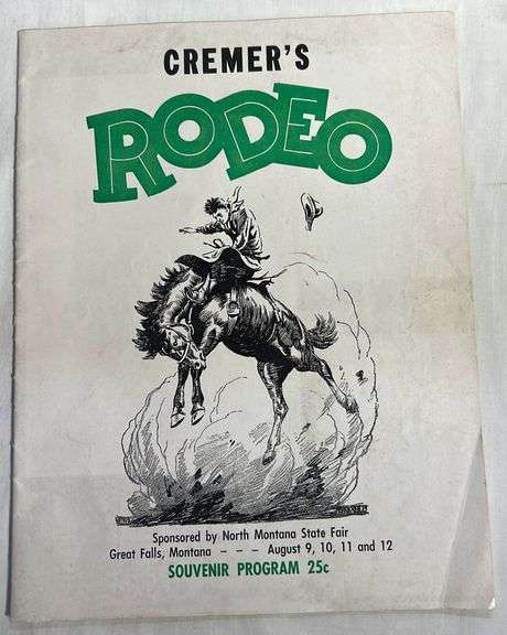 1950s Cremer’s Rodeo Souvenir Program - Metzger Property Services, LLC
