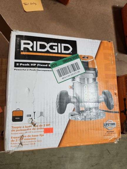 RIDGID 11 Amp 2 HP 1/2 in. Corded Fixed Base Router - Metzger Property ...