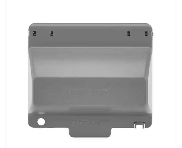 Commercial Electric 1-Gang Extra Duty Horizontal Metallic Weatherproof ...