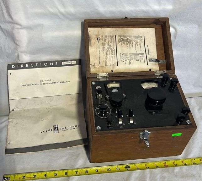 Double range potentiometer indicator no. 8657-C - Metzger Property ...