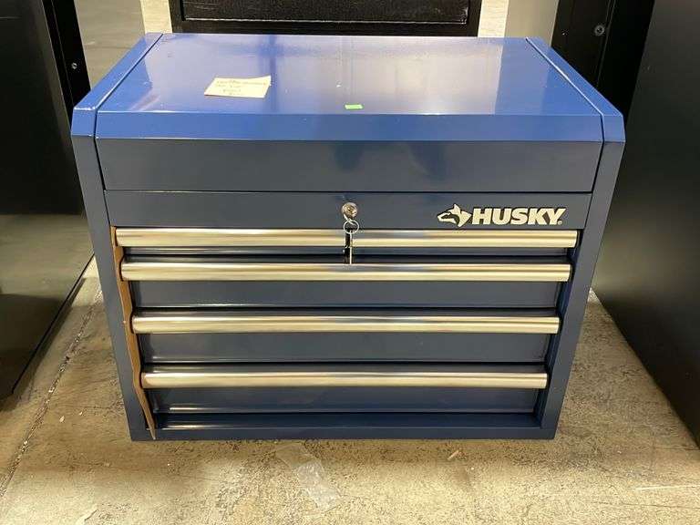 Husky 26 in. W x 15.9 in D Standard Duty 5-Drawer Top Tool Chest in ...
