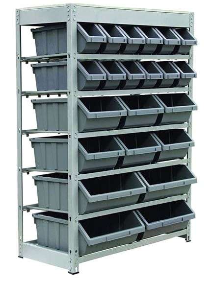 King's Rack Bin Rack Storage System Heavy Duty Steel Rack Organizer ...