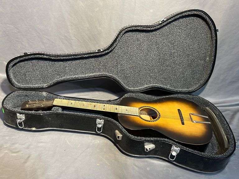 6-String Guitar 36”L with case (needs a string) - Metzger Property ...