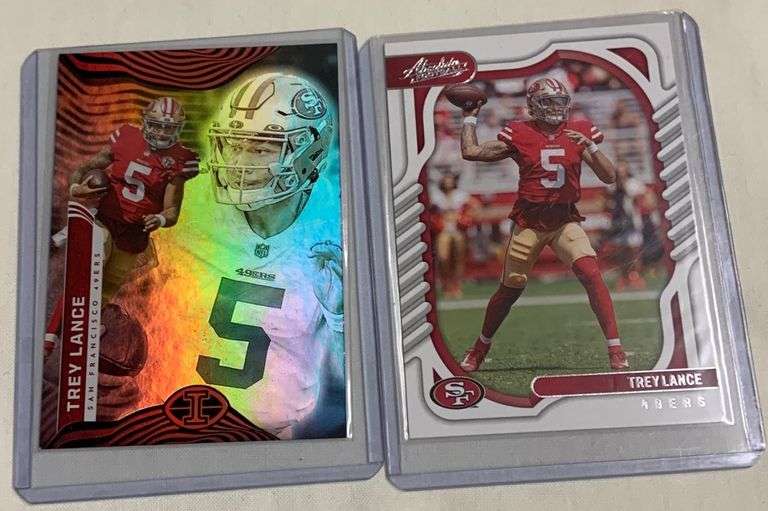 2- Trey Lance Football Cards - Metzger Property Services, LLC