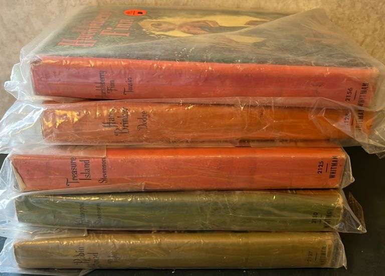 Whitman young adult books, Hood, Kidnapped Stevenson, Treasure Island ...