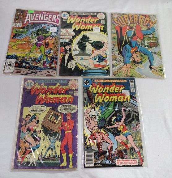 Comic Book assortment including - Marvel The Avengers • DC Super-Stars Wonder Woman • DC ...