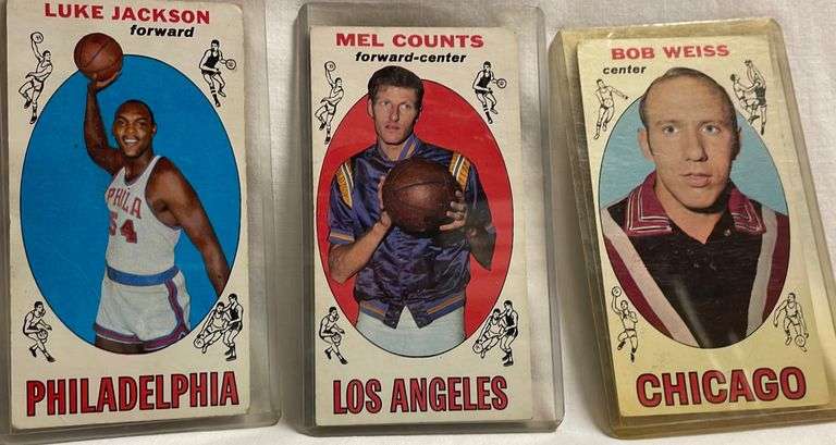 3- 1969 Topps Basketball Cards - Metzger Property Services, LLC