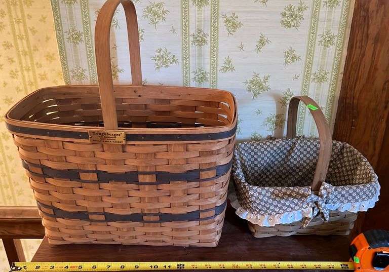 Longaberger Baskets - One is J.W. Collection 1987 Edition Bread & Milk ...