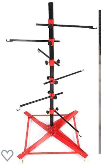 HECASA Panel Tree Paint Stand Panel Holder Adjustable Center Post Hang ...