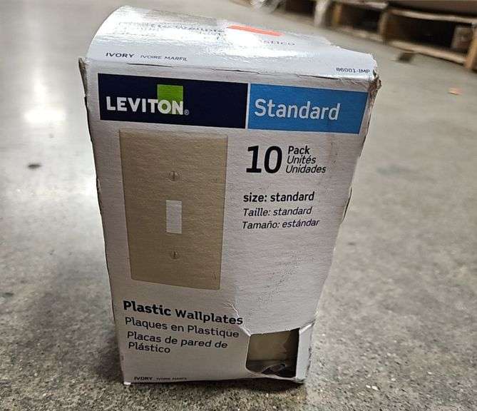 Leviton 10 Pack of Plastic Wall Plates - Metzger Property Services, LLC