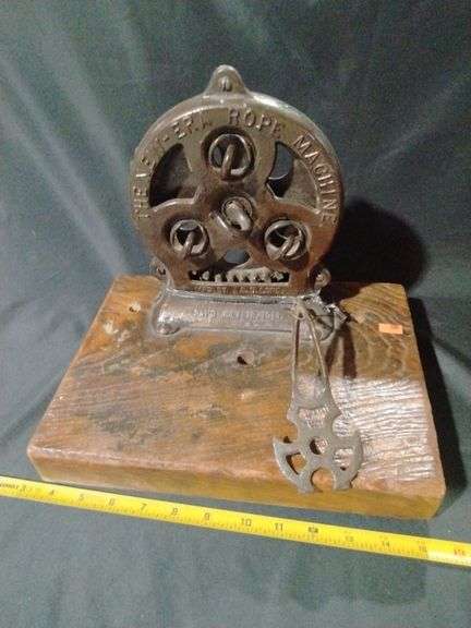 The New era Rope machine A.D. Long with Spreader tool - Metzger ...