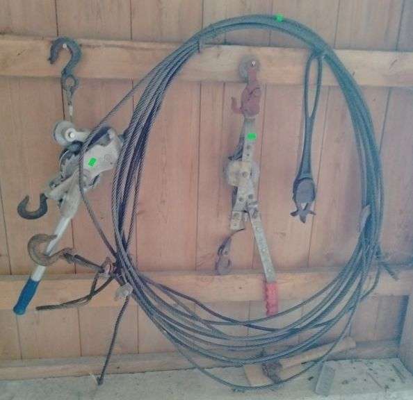 Come along, wire cable, wire stretcher - Metzger Property Services, LLC