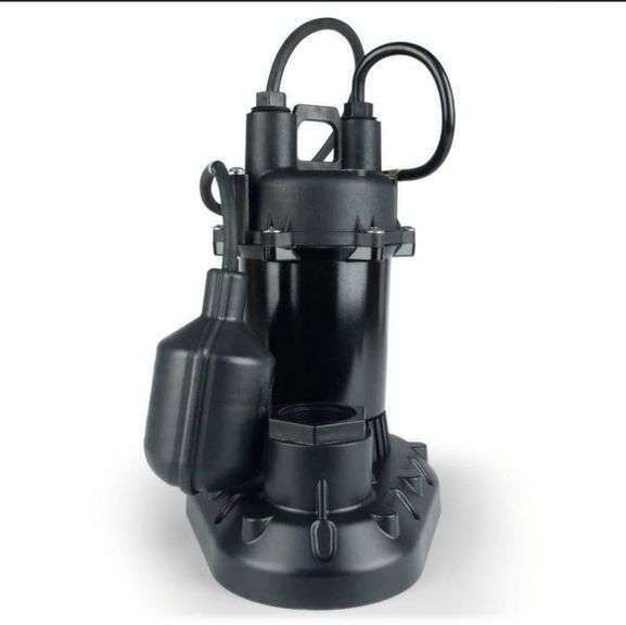 Everbilt HDPS50W 1/2 HP Submersible Aluminum Sump Pump with Tethered Switch - Metzger Property ...