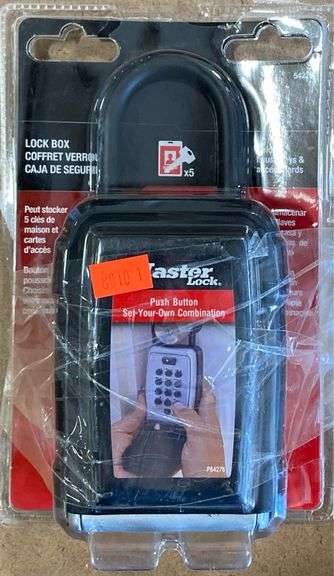 Master Lock Push Button Lock box - Metzger Property Services, LLC