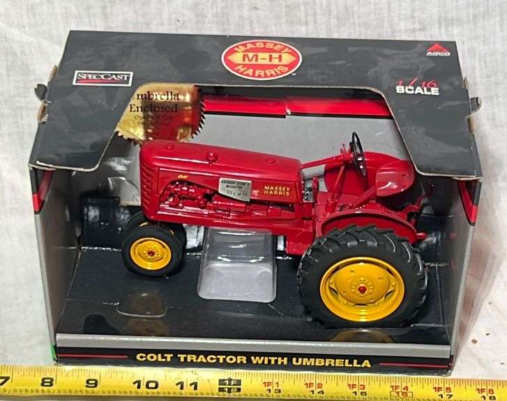 SpecCast Massey Harris Colt Tractor with Umbrella Die-Cast Metal Toy ...