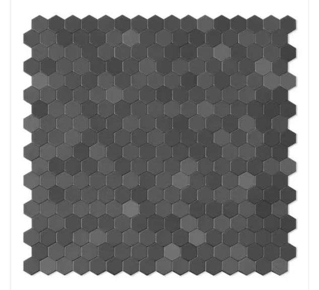 SpeedTiles Hexagonia SB Black Stainless 11.46 in. x 11.89 in. x 5mm ...