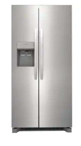 NEW Frigidaire 22.3-cu ft Side-by-Side Refrigerator with Ice Maker ...