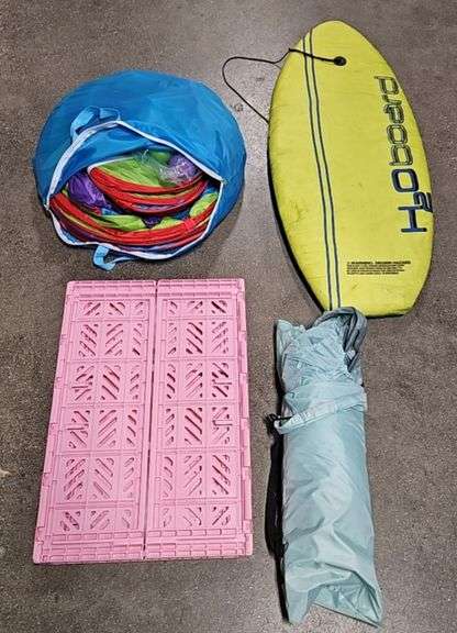 Assorted Kids Outdoor Fun items,including an H20 Board - Metzger ...