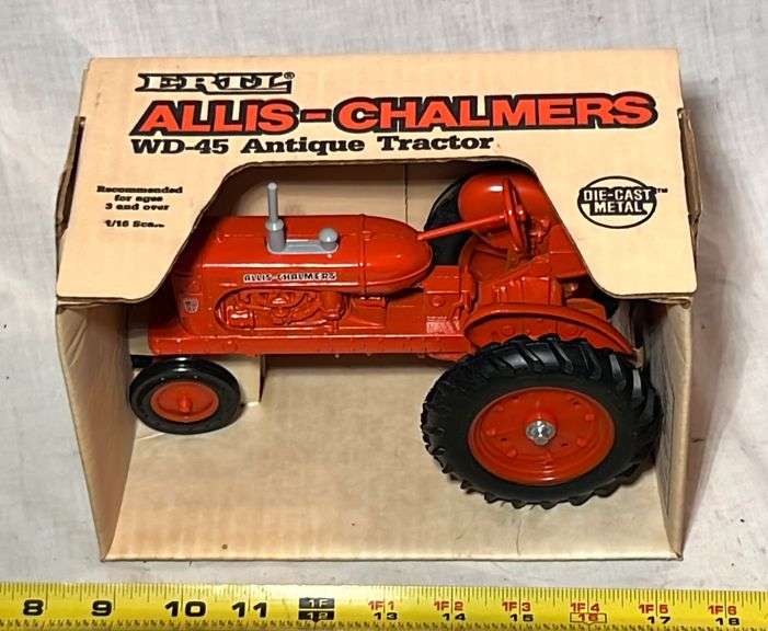 Ertl Allis-Chalmers WD-45 Antique Diecast Metal Toy Tractor Replica ...