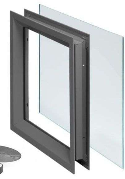 22x7 NGP DOOR Window with Black Frame - Metzger Property Services, LLC