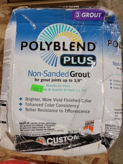 Polyblend Plus Non-Sanded Grout Bright White 10 Lbs. - Metzger Property ...