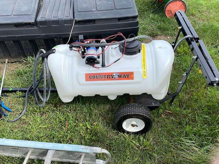 Country Way sprayer hitch attachment - Metzger Property Services, LLC