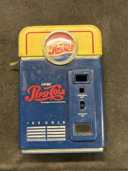 Pepsi-Cola Pop Machine Coin Holder - Metzger Property Services, LLC