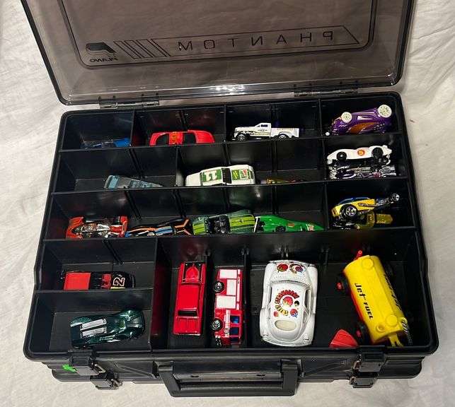 Plano Phantom Tackle Box 15”x5”x11.5” with Hot Wheels Car assortment ...