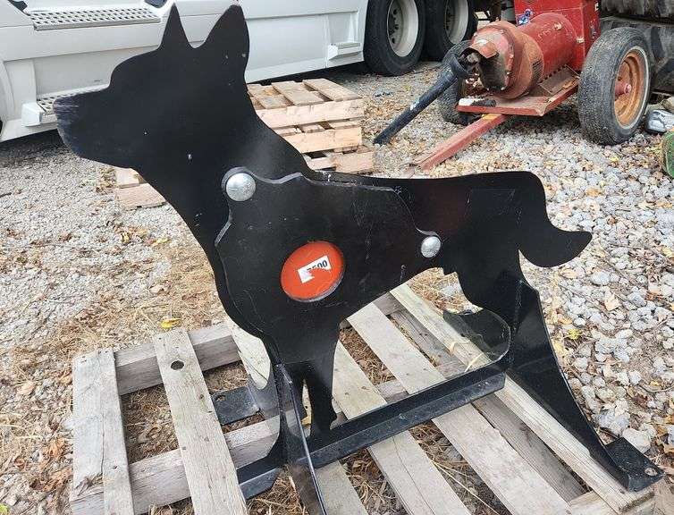 Coyote Steel Target with Heart Flap - Metzger Property Services, LLC