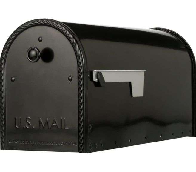 Architectural Mailboxes Edwards Large Capacity, Galvanized Steel Post ...